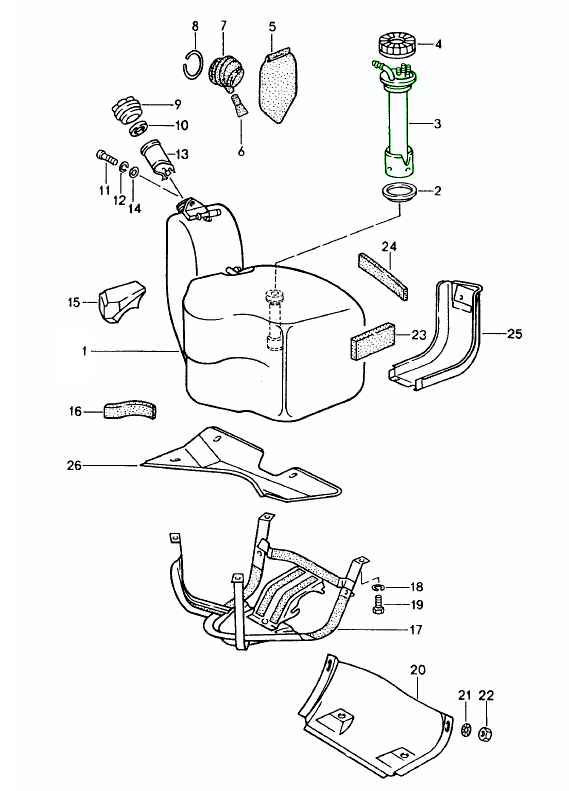 Porsche Fuel Tanks & Parts | Precision Fuel Storage Components ...