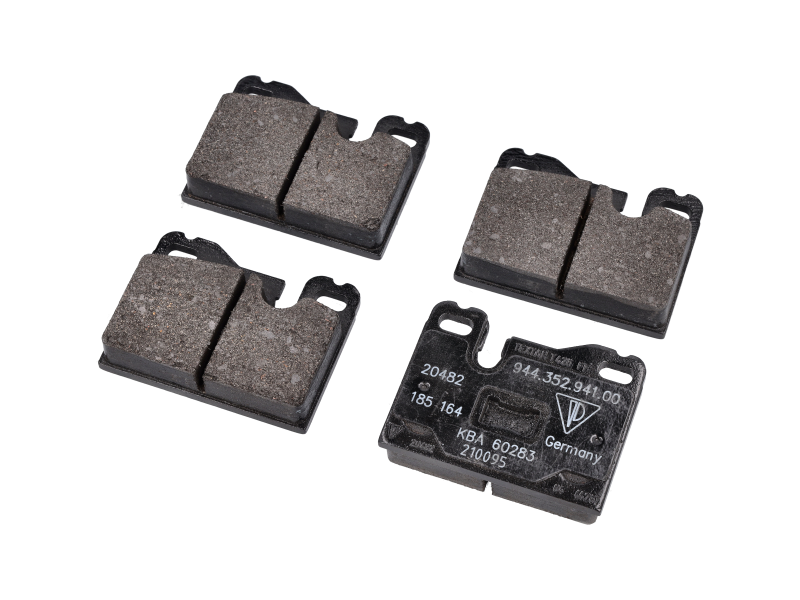 Original Porsche 94435295102 & 92835295102 Brake Pads - 92835295102 ...