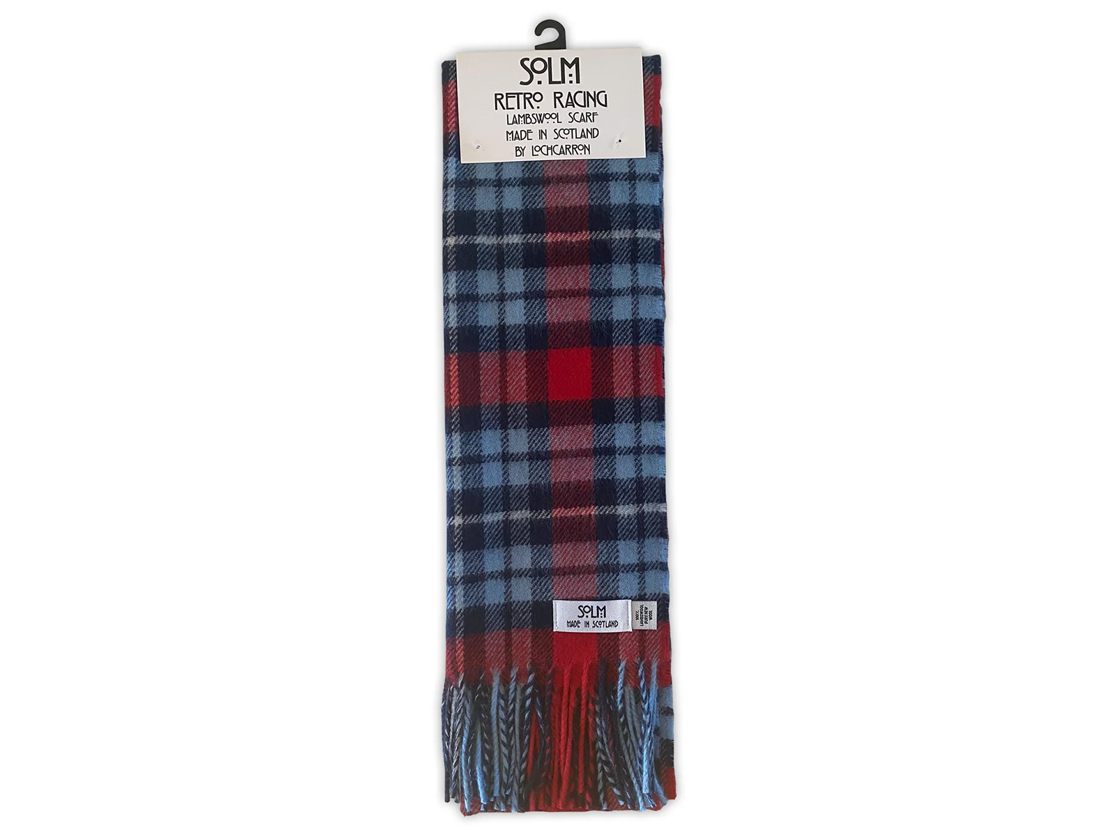 SOLM Lambswool Scarf (Retro Racing) - SOLM-SCARF-RR | Design 911