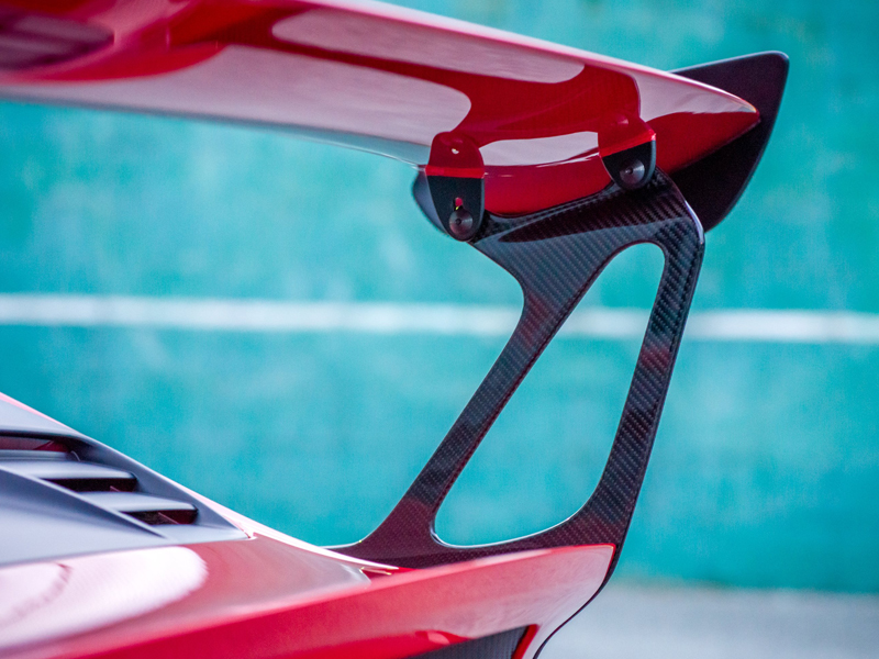 Billet aluminium rear wing risers Porsche 991 GT3 RS - SA010-AL ...