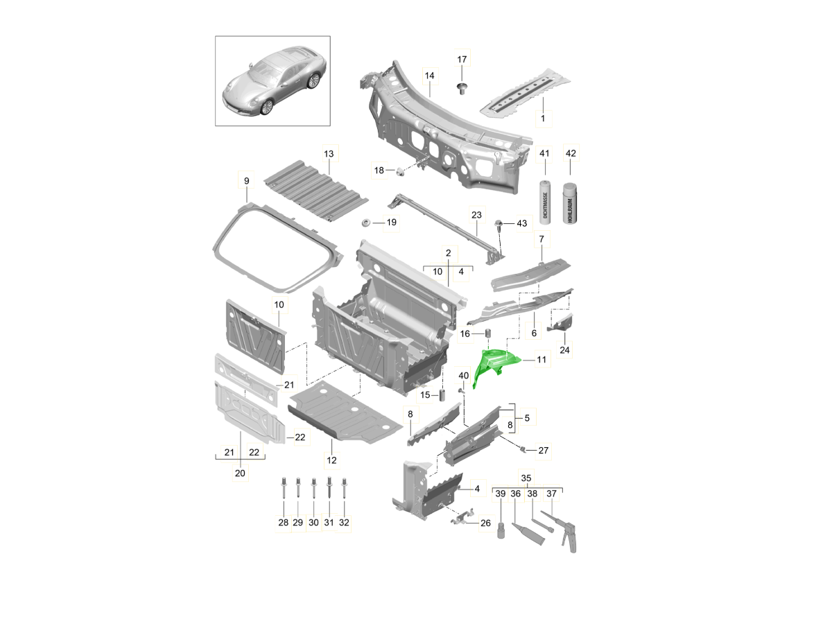 Buy Porsche 991 (911) MK2 2016-2019 991 GT3 4.0L (500 Bhp) / GT3 RS 4 ...