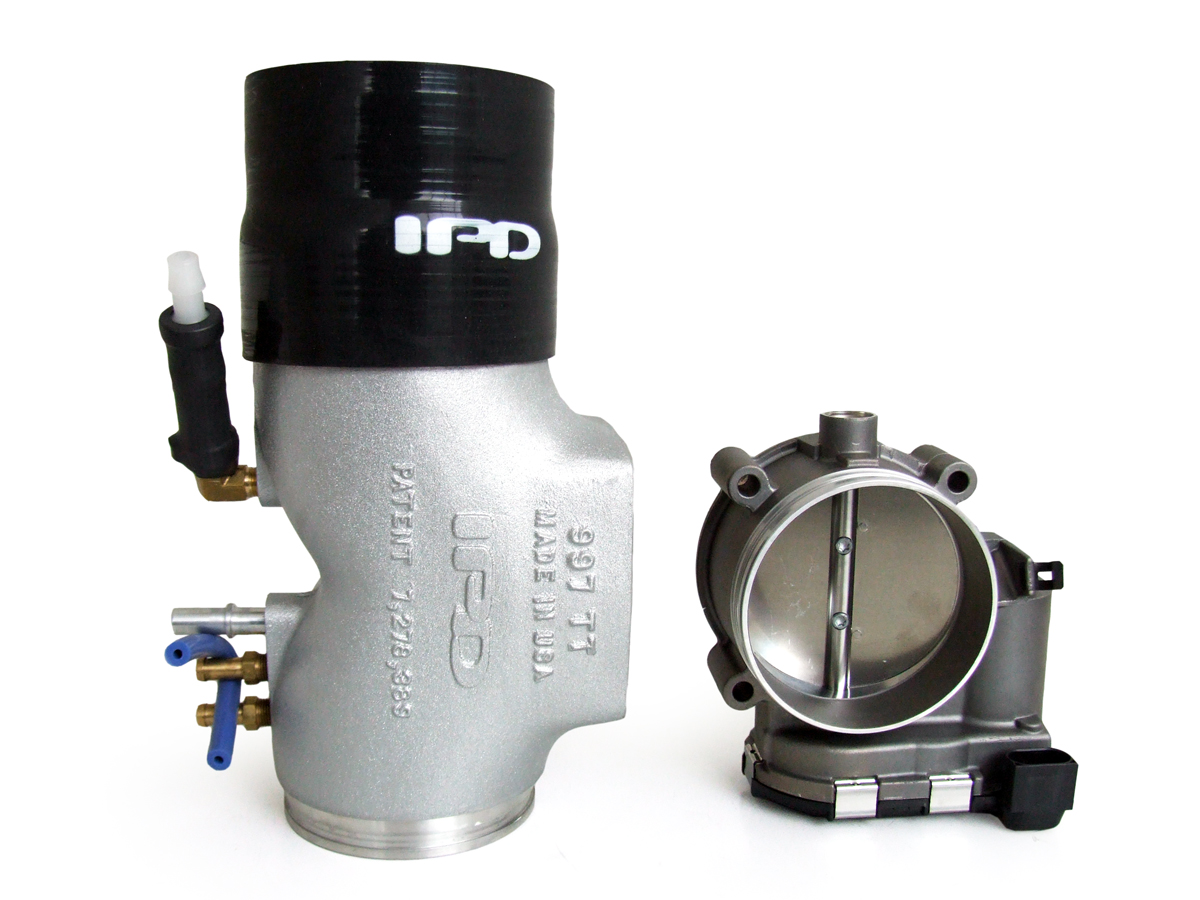 Intake Plenum "Competition" 82MM + Throttle Body Porsche 997 Turbo IPD ...