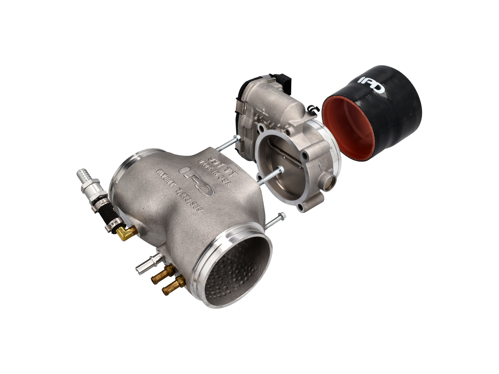 Intake Plenum "Competition" 82MM + Throttle Body Porsche 997 Turbo IPD ...