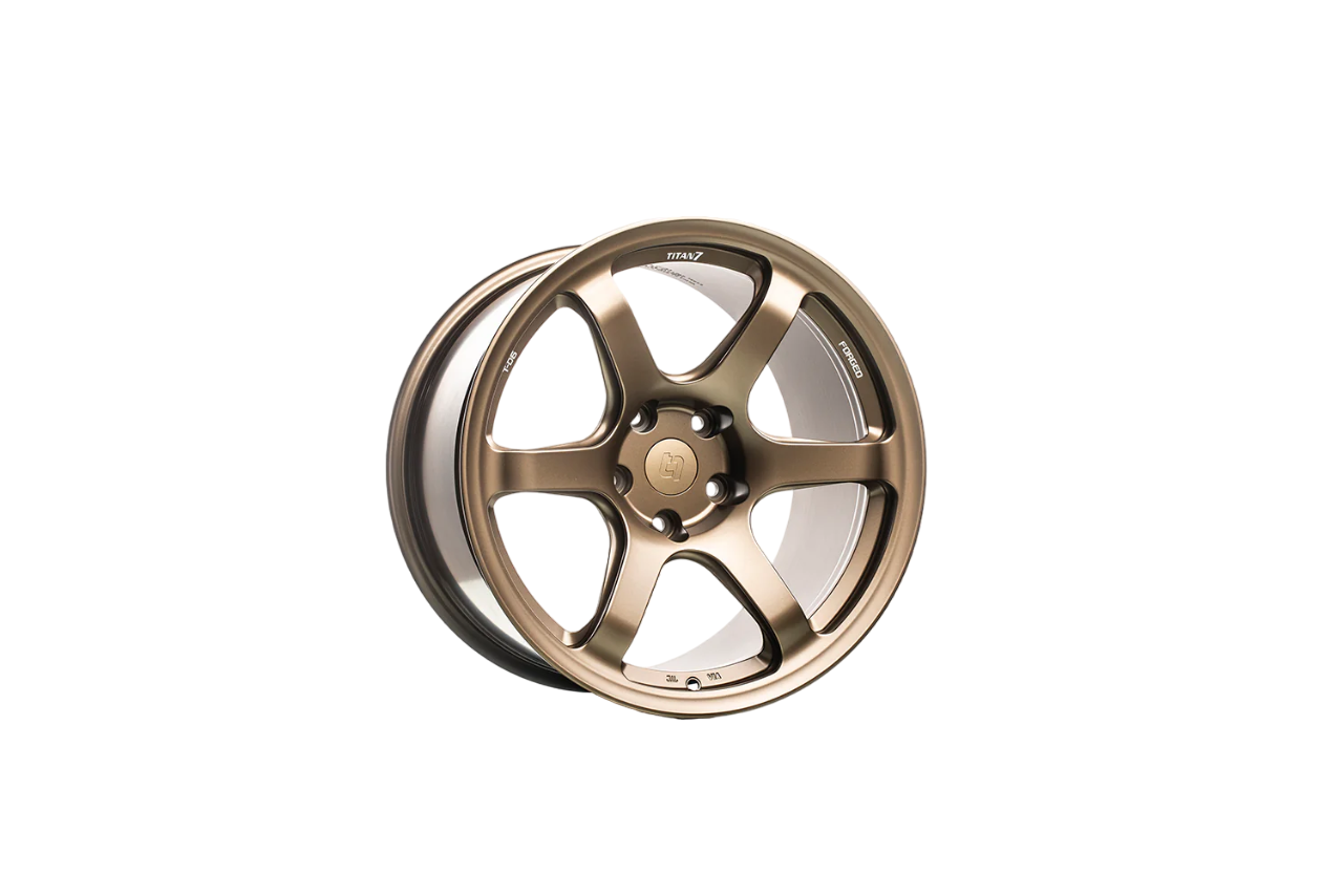 Titan 7 Forged T-D6E 6 Spoke Alloy Wheel Rear 10 x 18. Porsche 987 ...