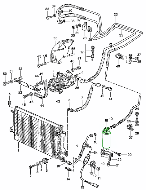 Porsche A/C Condensers & Desiccators | Air Conditioning Cooling ...