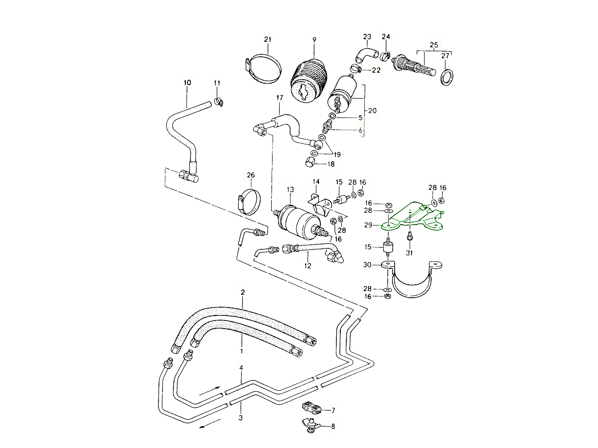 Porsche Fuel Filters & Fittings | Precision Fuel System Components ...