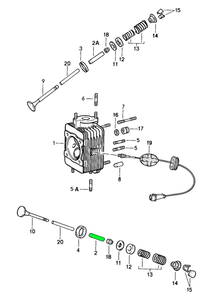 Valve Guide 1st Oversize. Porsche 911 1965-89 - 93010432150 | Design 911