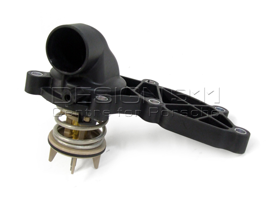 Porsche 958 Cayenne Hybrid Water Pump Thermostat housing with insert ...