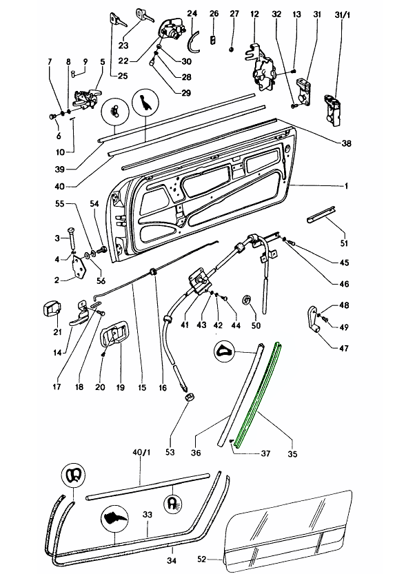 Genuine Porsche & Aftermarket Front Side Glass | OEM Door Windows ...