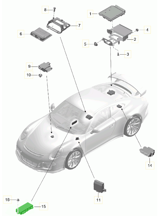 Buy Porsche 991 (911) MK1 2012-2016 991 GT3 3.8L (475Bhp) Electronic ...