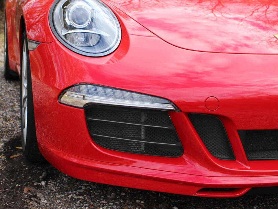 Porsche Rennline Front Bumper Wire Mesh Grill Kit - E151152BLACK ...