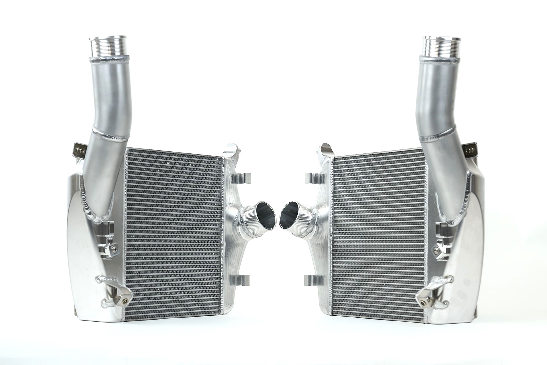 High performance aluminum finish intercoolers. Porsche Cayenne turbo ...