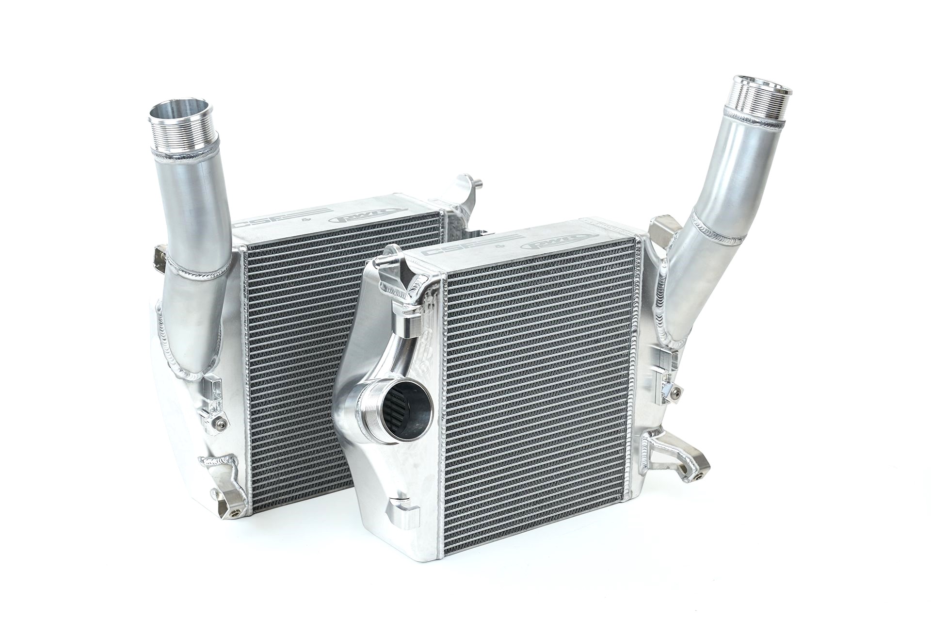 High performance aluminum finish intercoolers. Porsche Cayenne turbo ...