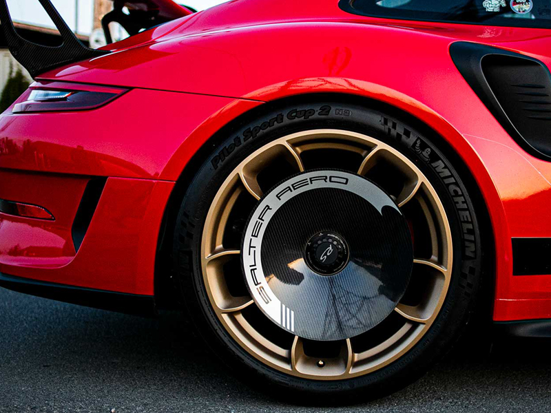 Rear wheel carbon fibre aero discs Porsche 991 GT2 and GT3 RS - SA012G ...