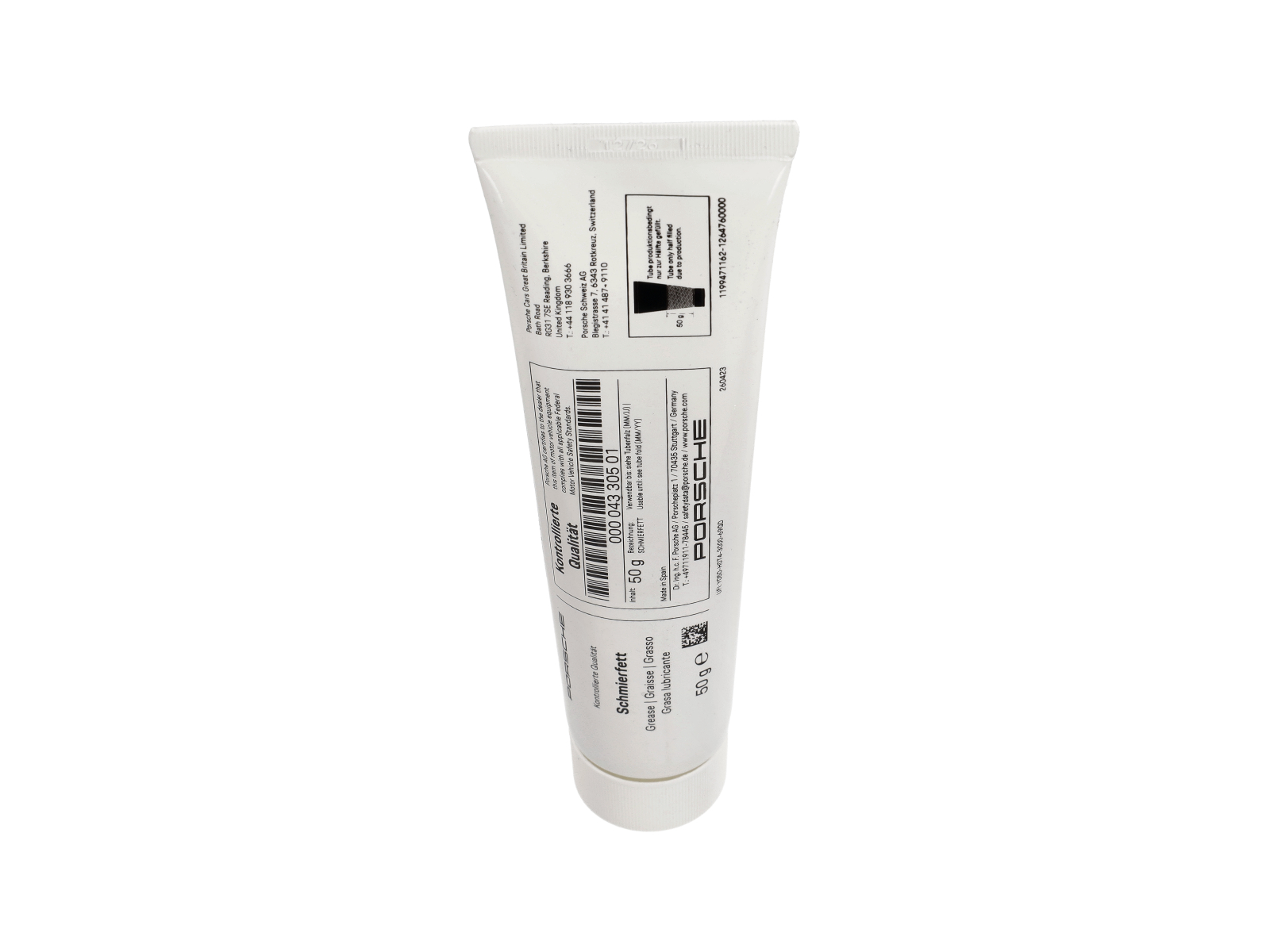 Porsche Cayenne Rubber Grease Tube 00004320468 00004330501 ...