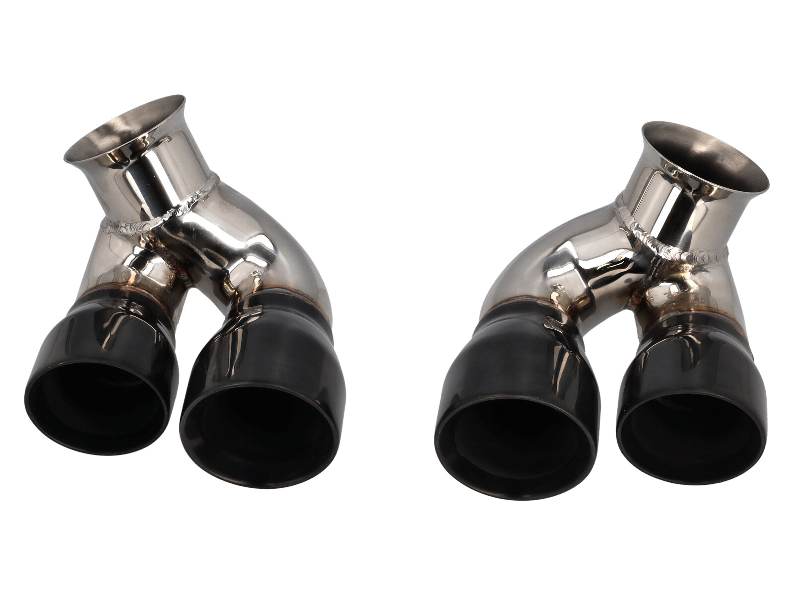 DesignTek Exhaust tail pipes 4 Tube Design for Porsche 996 C2 / C4 ...