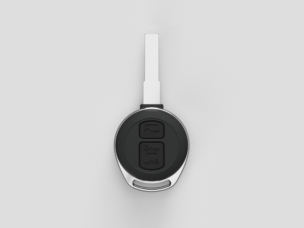 Key replacement kit, 3 button. Porsche 987 Boxster / 987 Cayman / 997 ...