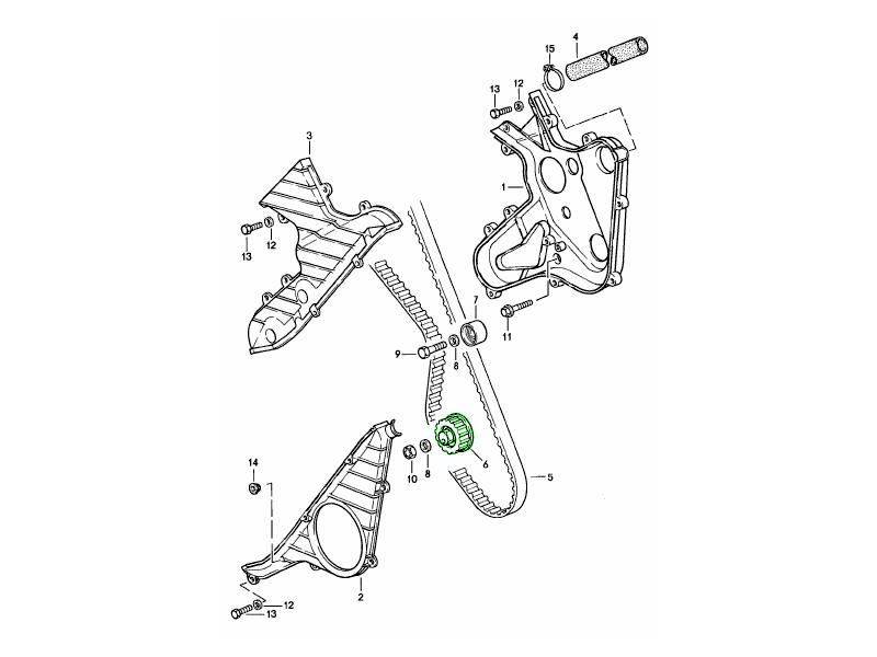Porsche 924S 944 Cam Belt Tensioner 94410502704 - 94410502704 | Design 911