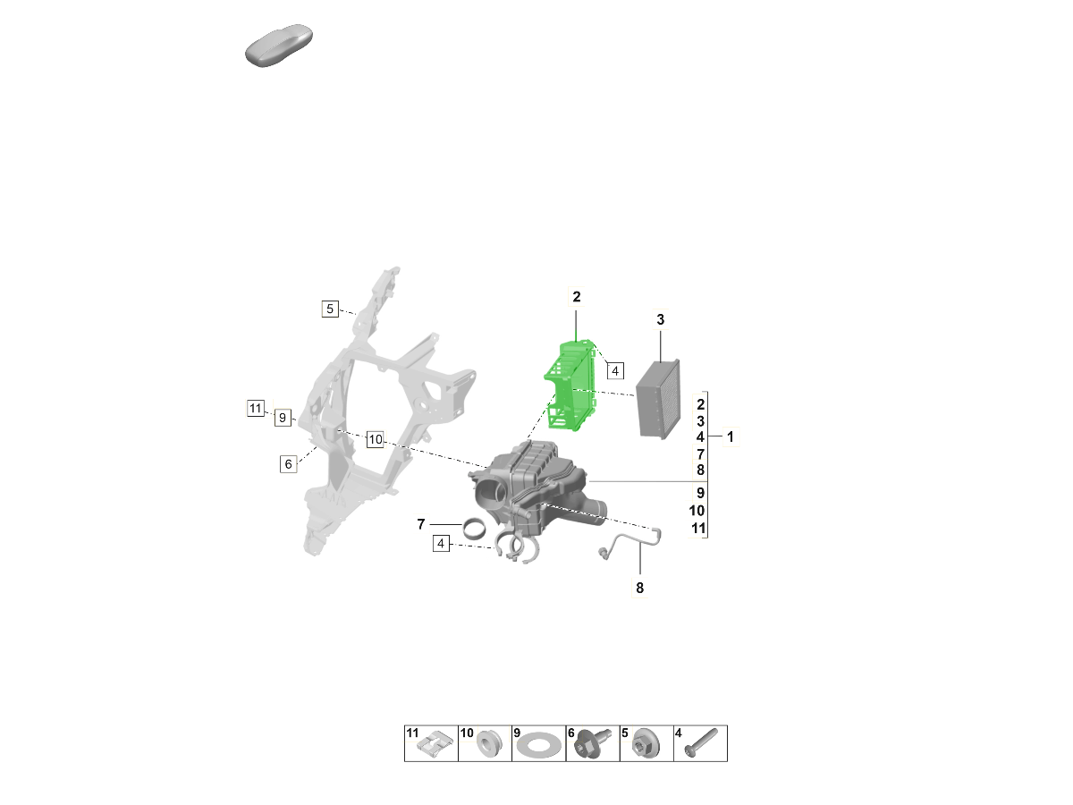 Buy Porsche 992 (911) MK1 2019-2024 992.1 Carrera 2S 3.0L 2019-24 Air ...