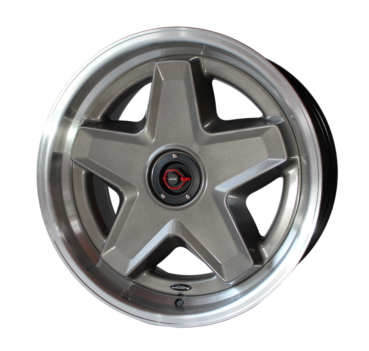 Speedart 18" ATS style 3-piece wheel and cover Rear 10x18" Grey ...
