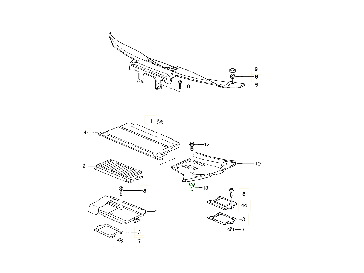 Buy Porsche 996 (911) (1997-2005) 996 GT2 2001-05 Plastic Covers ...