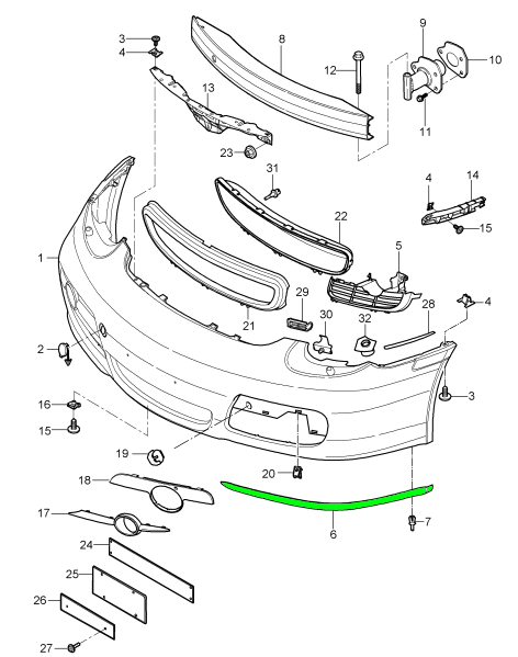 Lower Spoilers / Trays / Corner trims | Design 911