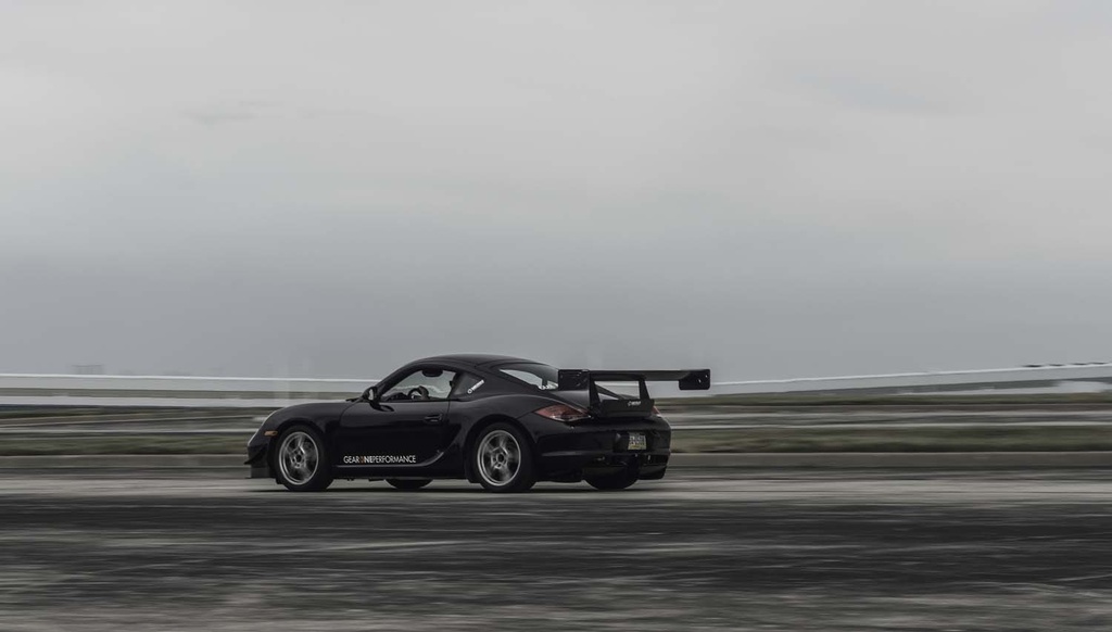 Carbon fibre swan neck rear spoiler for Porsche 987 Cayman - A0138A ...