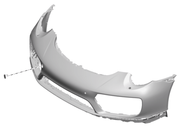 Porsche 991 Turbo Front bumper 99150591200 99150591201 - 99150591200 ...