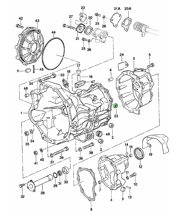 Porsche Gearbox Casings & Casing Parts | Precision Transmission ...