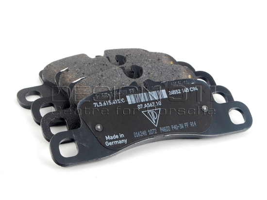 Original Porsche 95535293970 Brake pads Rear for Porsche Cayenne 955 ...