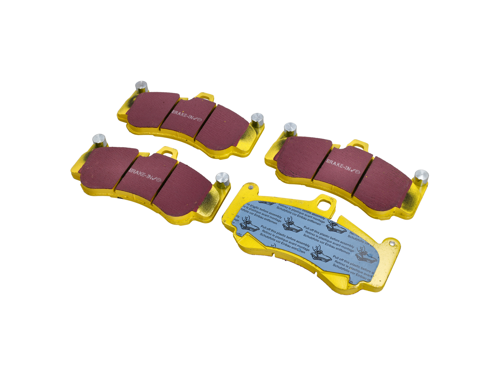 EBC YELLOW (Yellowstuff) Performance Brake Pads | High-Friction Fast ...