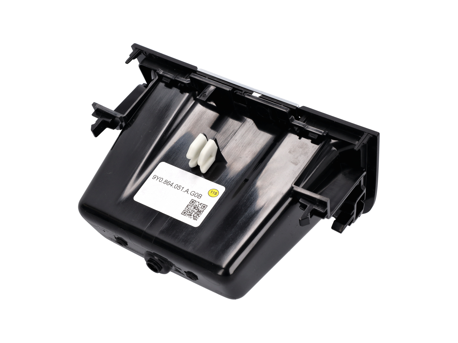 Stowage compartment centre console Matt black / Galvano Silver. Porsche ...