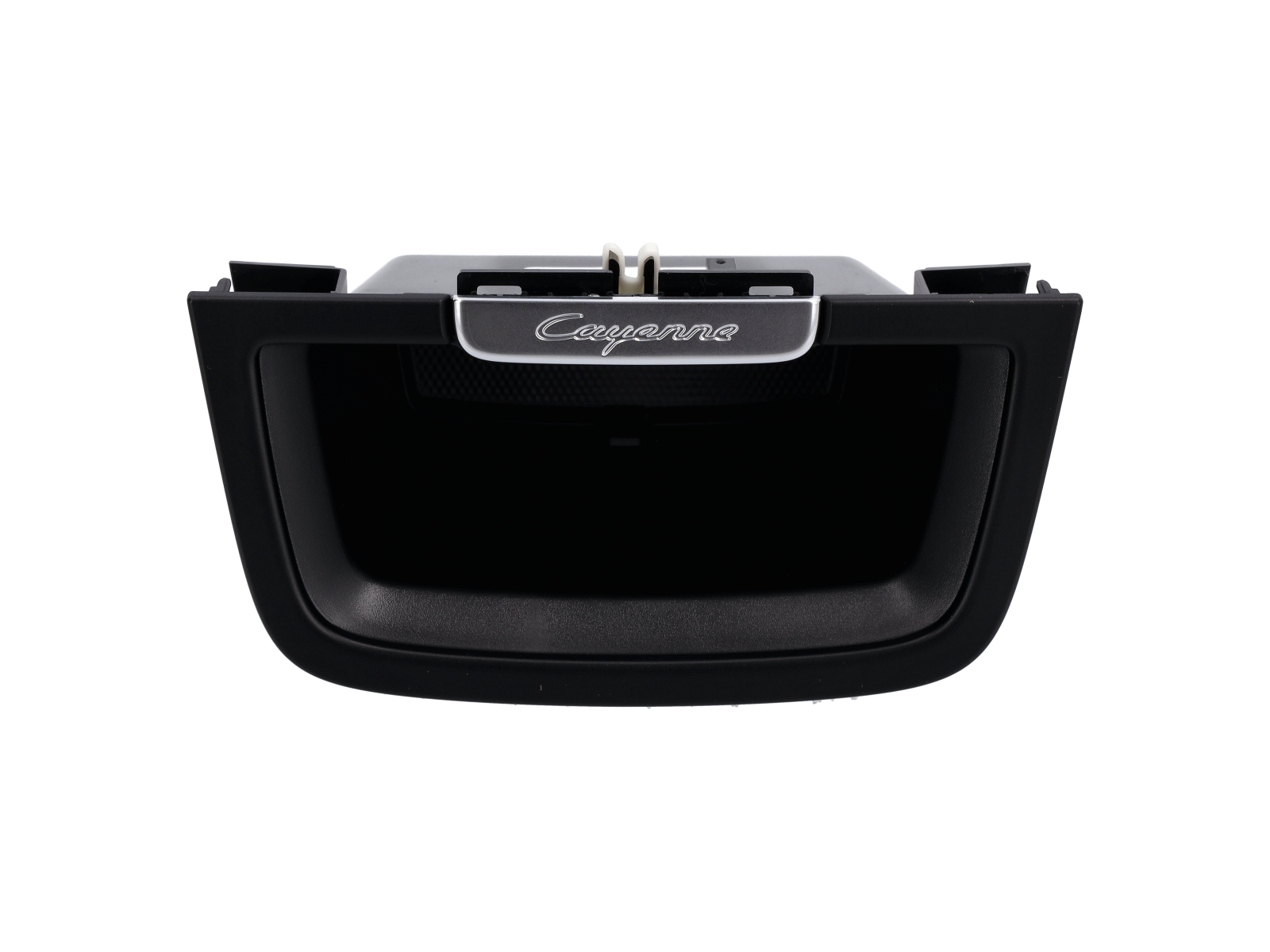 Stowage compartment centre console Matt black / Galvano Silver. Porsche ...