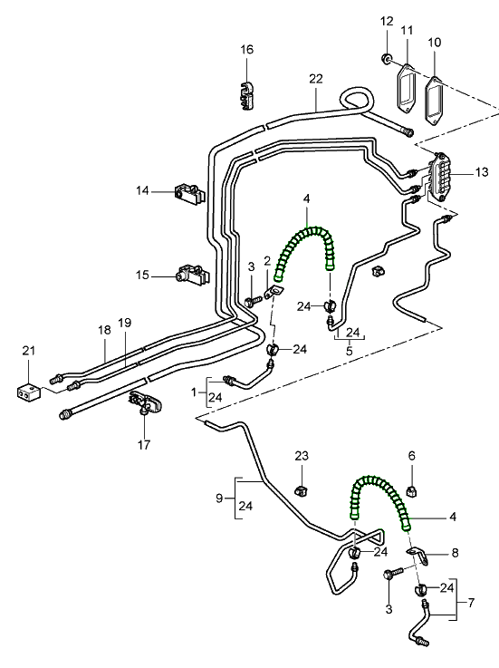 Porsche 99635563701, 99635513900, 99635513901, 99635513903, 99635513941 ...