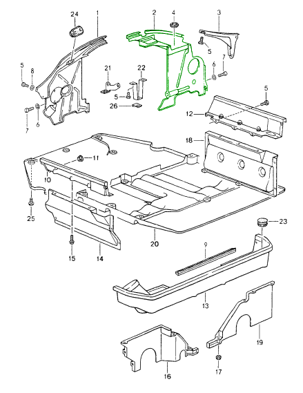 engine-cover-right-porsche-964-1989-94-96410628309 - 96410628309/1 ...