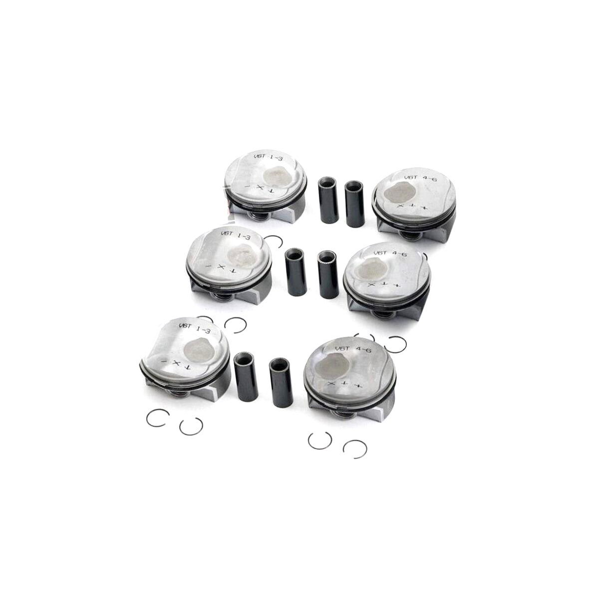 Forged engine piston set. Porsche 95B.1 Macan 3.6ltr / 95B Macan 3.0ltr ...