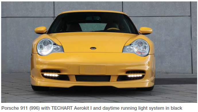 Daytime Running Lamps (DRL) LED for Porsche 911 (996) C2 TECHART ...