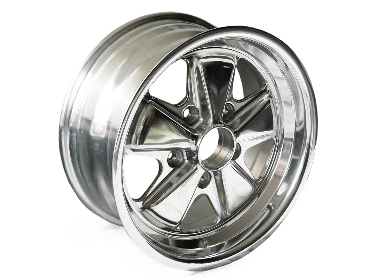 15" Ultralite Chrome Fuchs Style Alloy Wheels 7.0J ET23.3 For Porsche ...