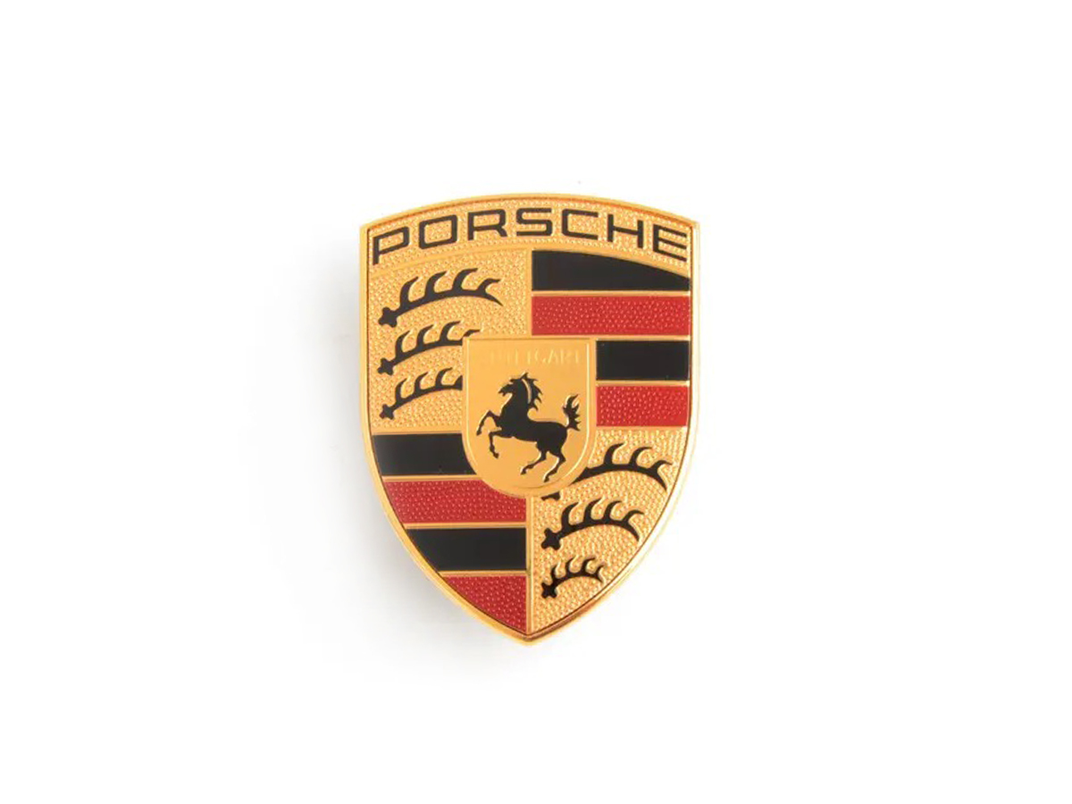 Bonnet Badge. Porsche 957 Cayenne 2007-10 - 95555960002 | Design 911