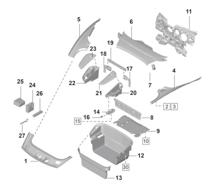 Porsche Boot & Load Space Accessories for Interior Protection ...