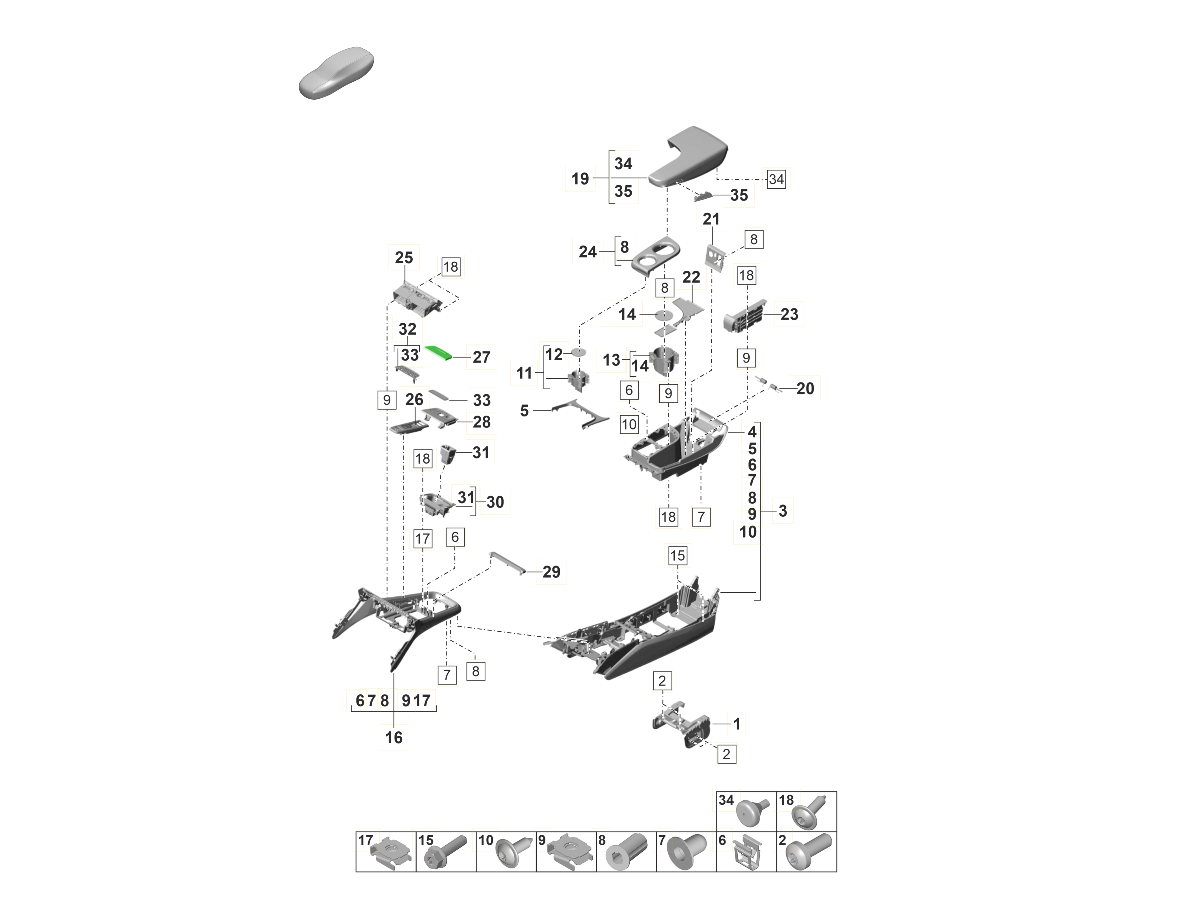 Trim Carbon, fine high-gloss - 971858417AQBX3 | Design 911
