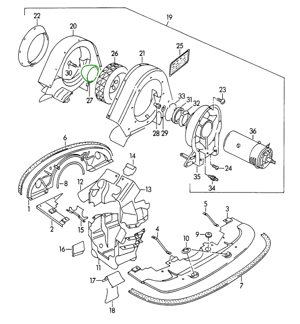 Porsche Air Cooling Parts | Genuine & Factory-Spec Engine Cooling ...