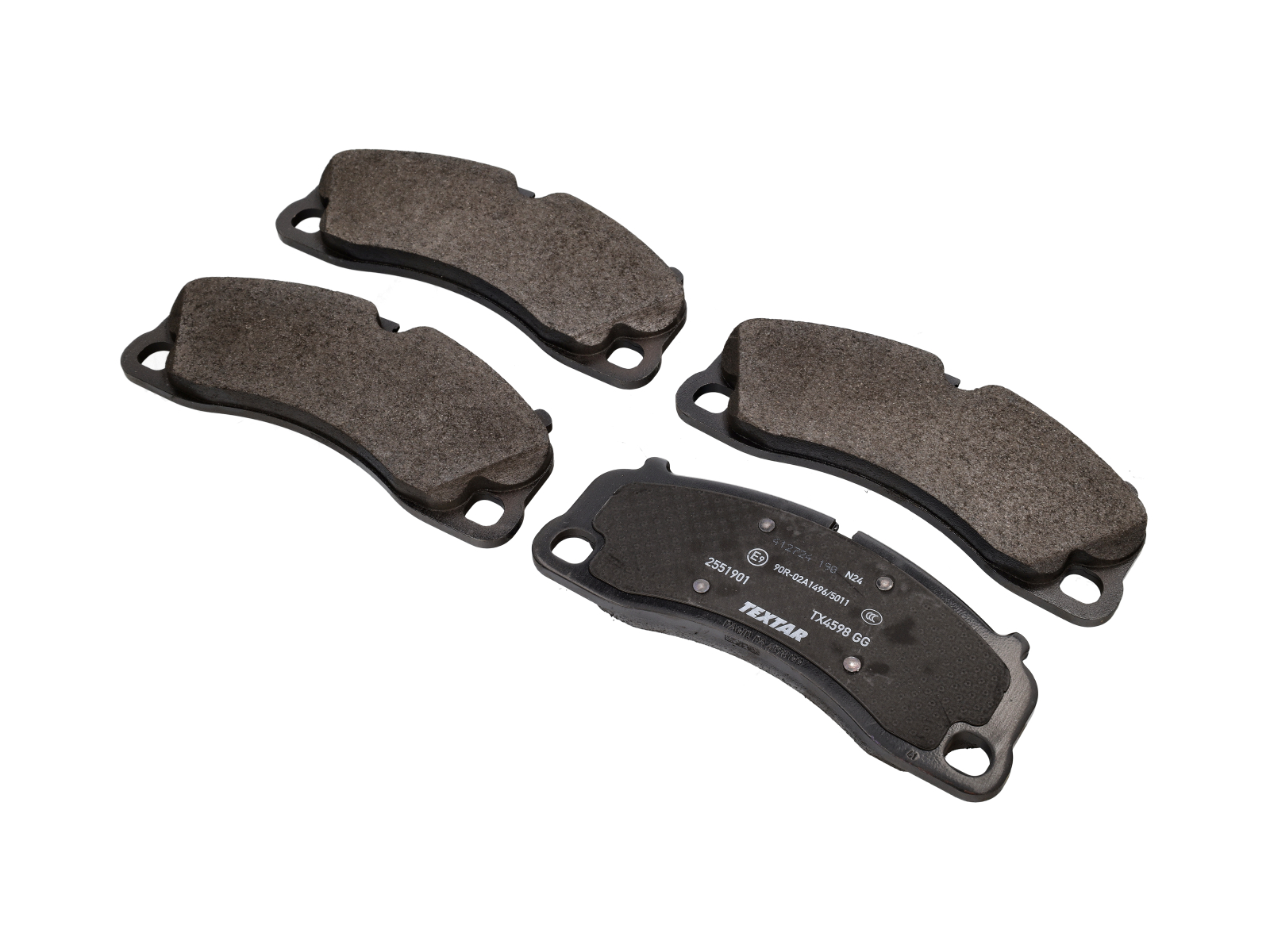 TEXTAR 2551901 Porsche 99135294704 Brake pads Front for Porsche 991.2 ...