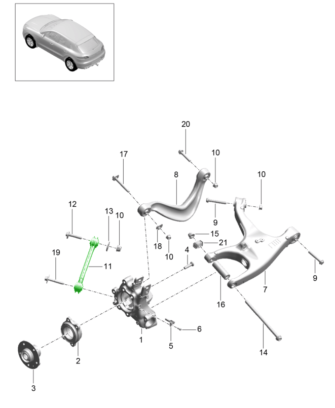 Buy Porsche 992 (911) (2019>) Suspension arms & bushings | Design 911