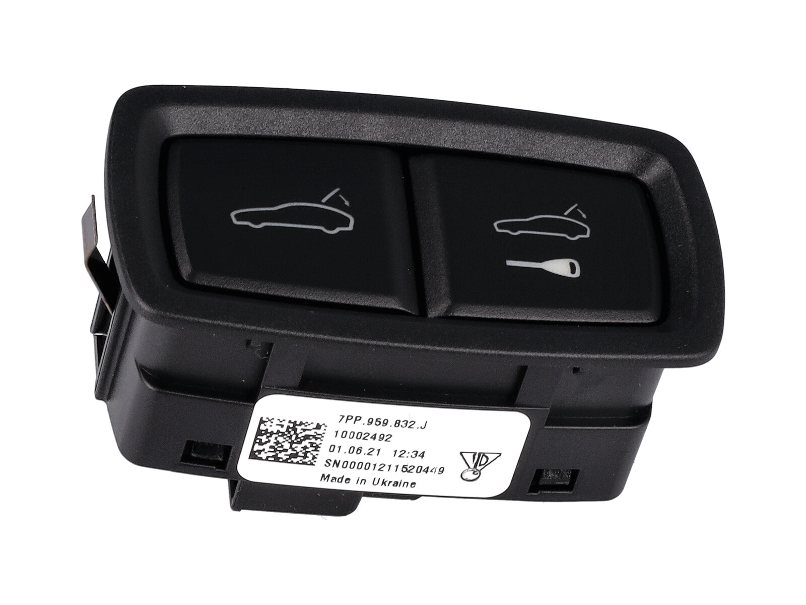 Porsche Macan Cayenne Panamera Rear lid release switch 7PP959832JIVI ...